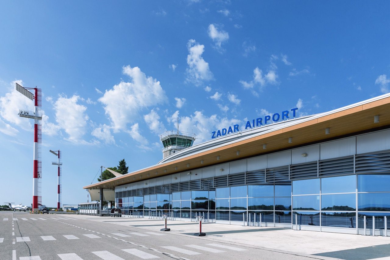 Fabelhafte Flughafen Zadar Abflug Ebenbild